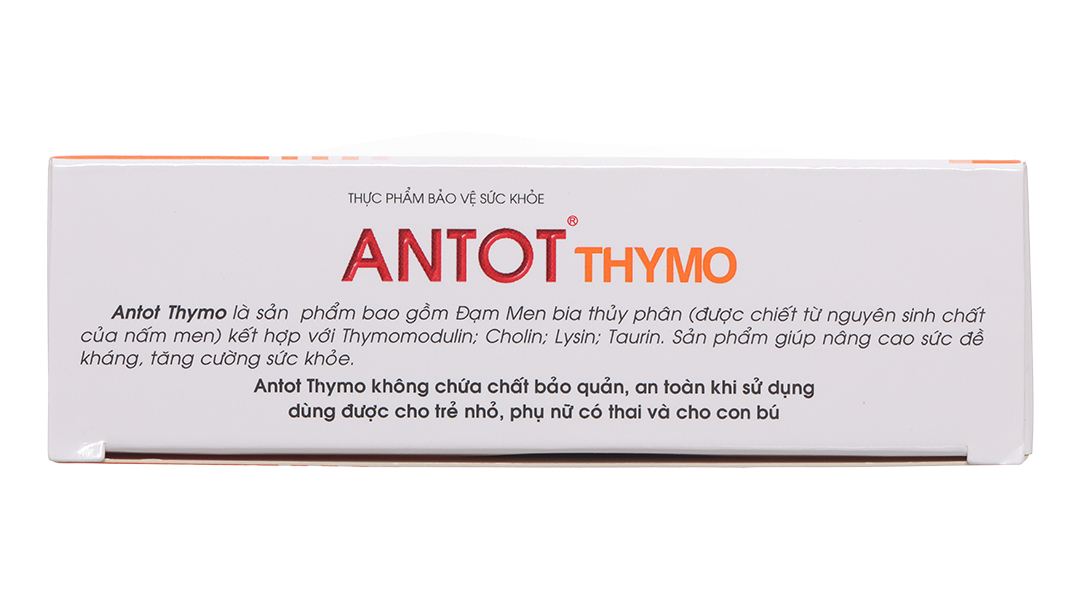 Dung dịch uống Antot Thymo tăng đề kháng, phục hồi sức khoẻ hộp 20 ống ...