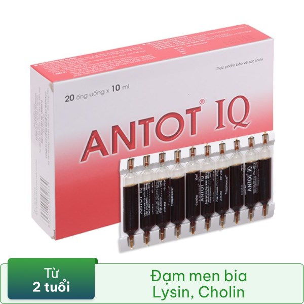 Siro Antot IQ hỗ trợ phát triển não bộ hộp 20 ống x 10ml - 11/2024 ...
