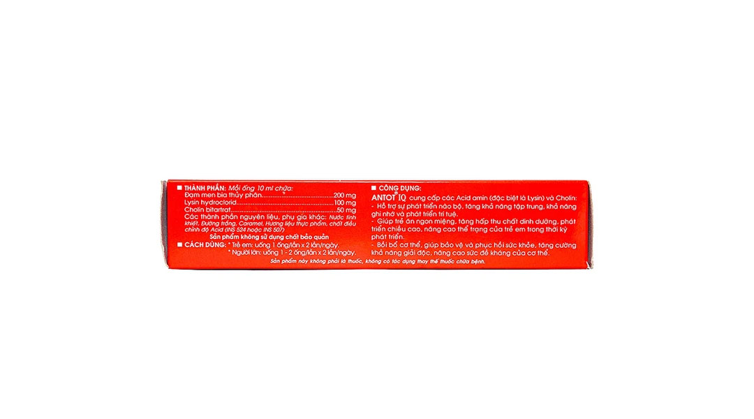 Siro Antot IQ hỗ trợ phát triển não bộ hộp 20 ống x 10ml - 08/2024 ...