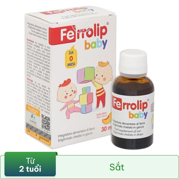 Ferrolip bổ sung sắt cho cơ thể, giảm nguy cơ thiếu máu do thiếu sắt ...