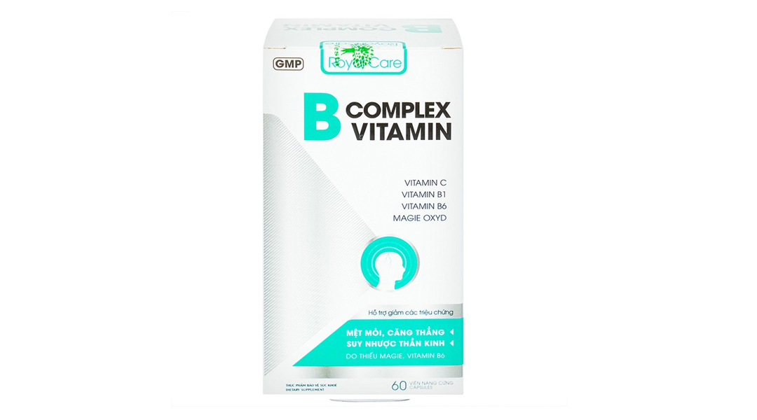 B Complex Vitamin Royal Care giúp giảm mệt mỏi, căng thẳng lọ 60 viên ...