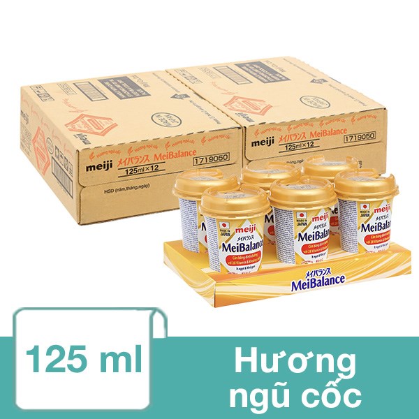 Thùng 24 hộp thực phẩm bổ sung Meiji MeiBalance 125 ml dành cho người ...