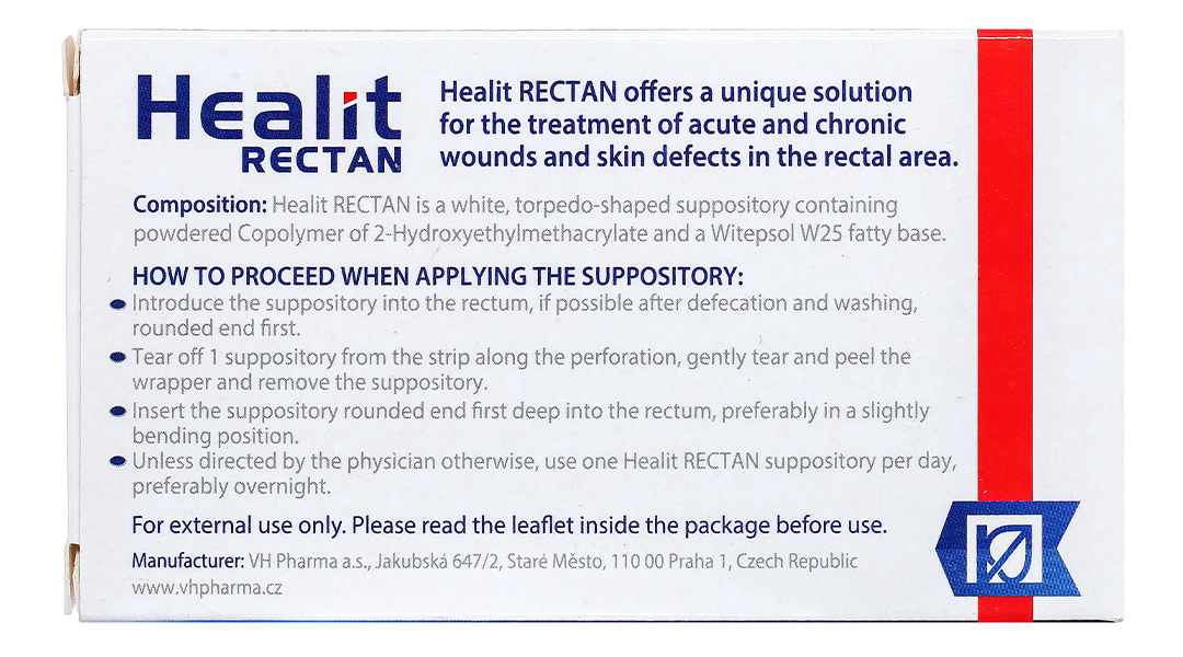 Viên đặt hậu môn Healit Rectan hỗ trợ trị trĩ hộp 10 viên - 08/2024 ...