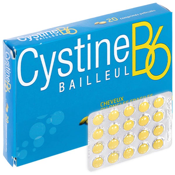 Ediva L-Cystine 500mg trị viêm da, rụng tóc, gãy móng (6 vỉ x 5 viên ...