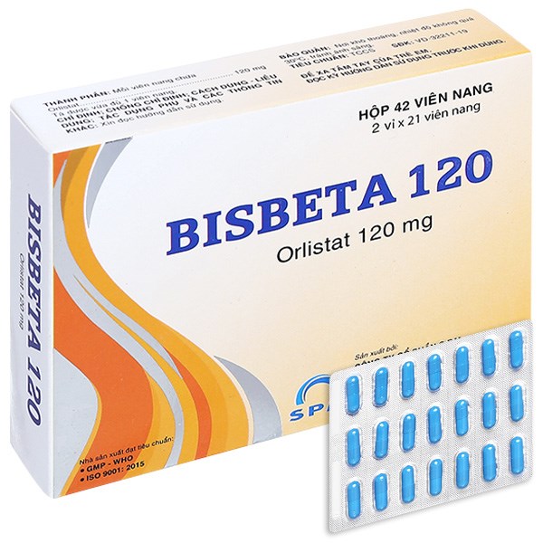 Orlistat Stada 120mg kiểm soát cân nặng, hỗ trợ trị béo phì (2 vỉ x 21 ...