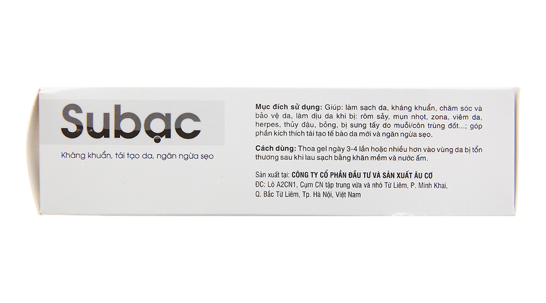 Gel Su bạc làm sạch da, kháng khuẩn tuýp 25g - 08/2024 ...