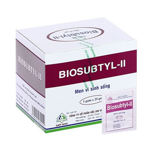 Bột men vi sinh Biosubtyl-II trị tiêu chảy, viêm ruột cấp và mạn tính ...