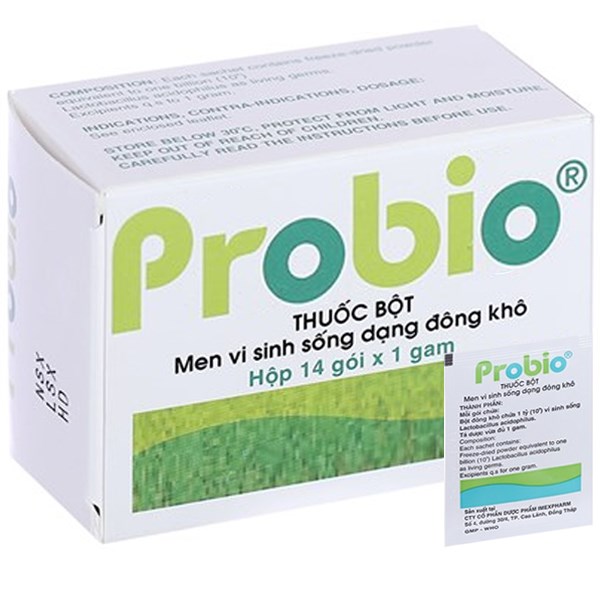 Bột men vi sinh Biosubtyl-II hỗ trợ trị rối loạn tiêu hóa (25 gói x 1g ...