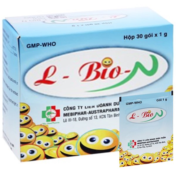 Bột men vi sinh L-Bio-N hỗ trợ giảm rối loạn tiêu hóa (30 gói x 1g ...