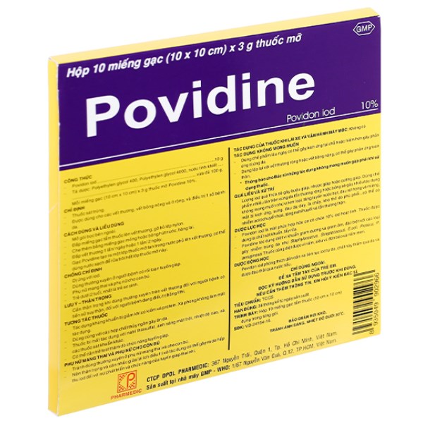 Dung dịch sát khuẩn Povidine 10% 20ml-Nhà thuốc An Khang