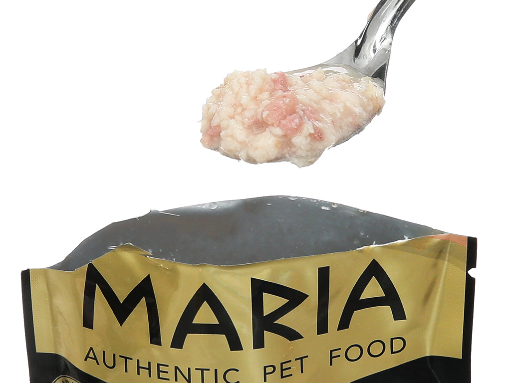12 gói pate cho mèo MARIA thịt gà, cá hồi 70g Bách Hoá XANH
