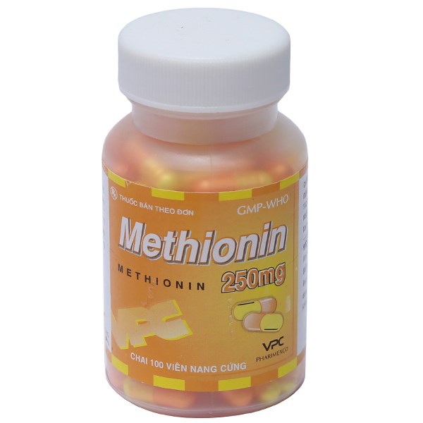 Methionin VPC 250mg giải độc paracetamol chai 100 viên - 01/2025 ...