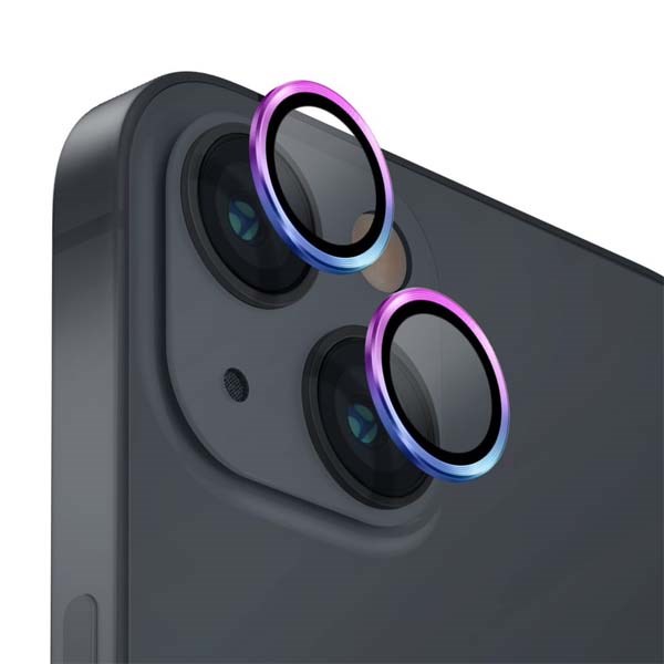 Miếng dán camera iPhone 14 /14 Plus UniQ Đa sắc