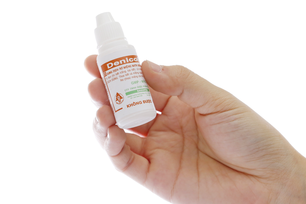 Dung dịch rơ miệng Denicol 20% trị tưa lưỡi, lở miệng, sưng lợi chai ...