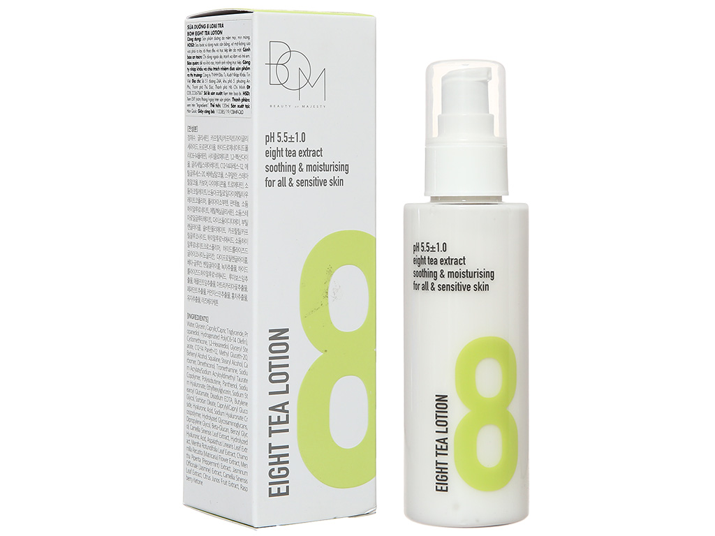 Sữa dưỡng Bom Eight Tea Lotion cấp ẩm 120ml ở Bách hóa XANH