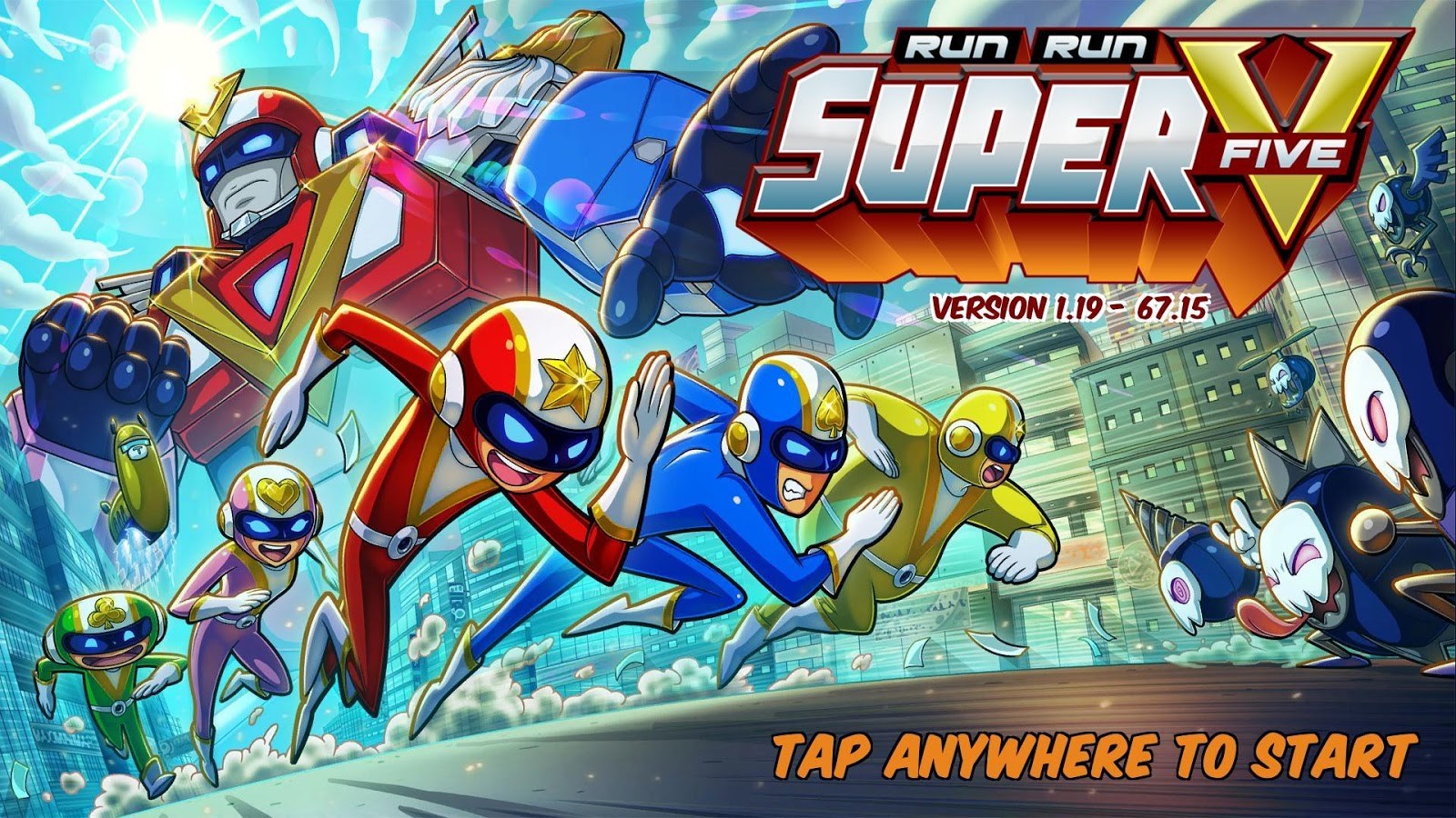 Run Run Super V | 5 anh em siÃªu nhÃ¢n - Thegioididong.com