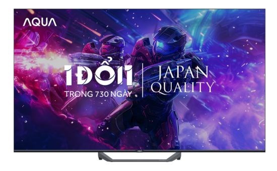 Google TV AQUA QLED 4K 55 inch AQT55S80EUX - giá tốt, có trả góp