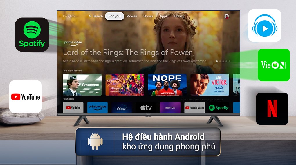 Android Tivi LED Hisense 43 inch 43A4N - giá tốt, có trả góp