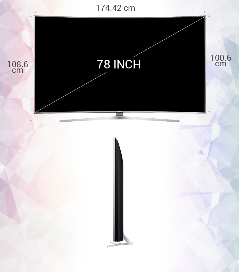 Smart Tivi Cong Samsung 78 inch UA78JS9500 - giá tốt, có trả góp