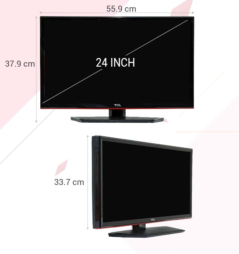 Tivi TCL 24 inch L24D2700D - giá tốt, có trả góp