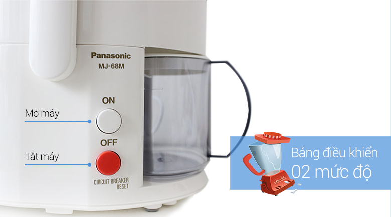 Máy ép trái cây Panasonic MJ-68MWRA - dienmayxanh.com