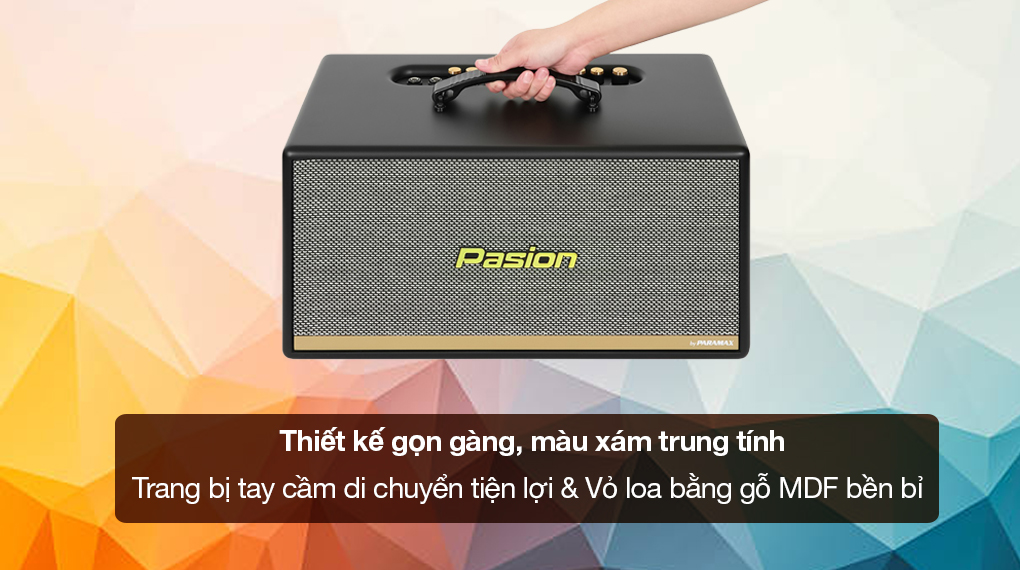 Loa karaoke xách tay PASION 2c Grey 400W - giá tốt, chính hãng