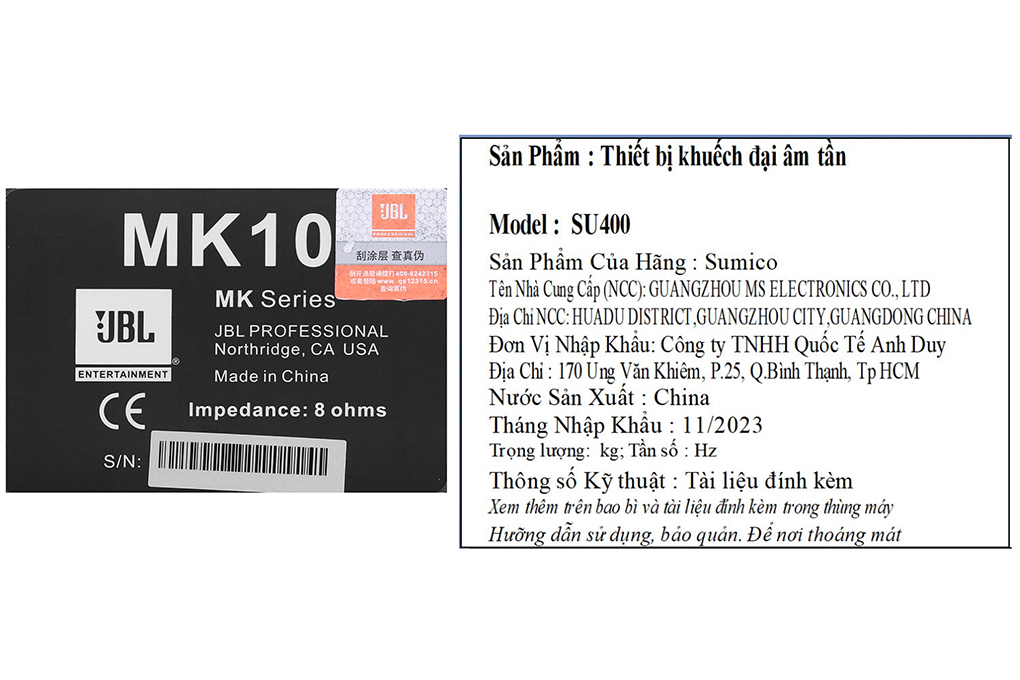 Combo bộ dàn âm thanh SU400-MK 10 - giá tốt, chính hãng