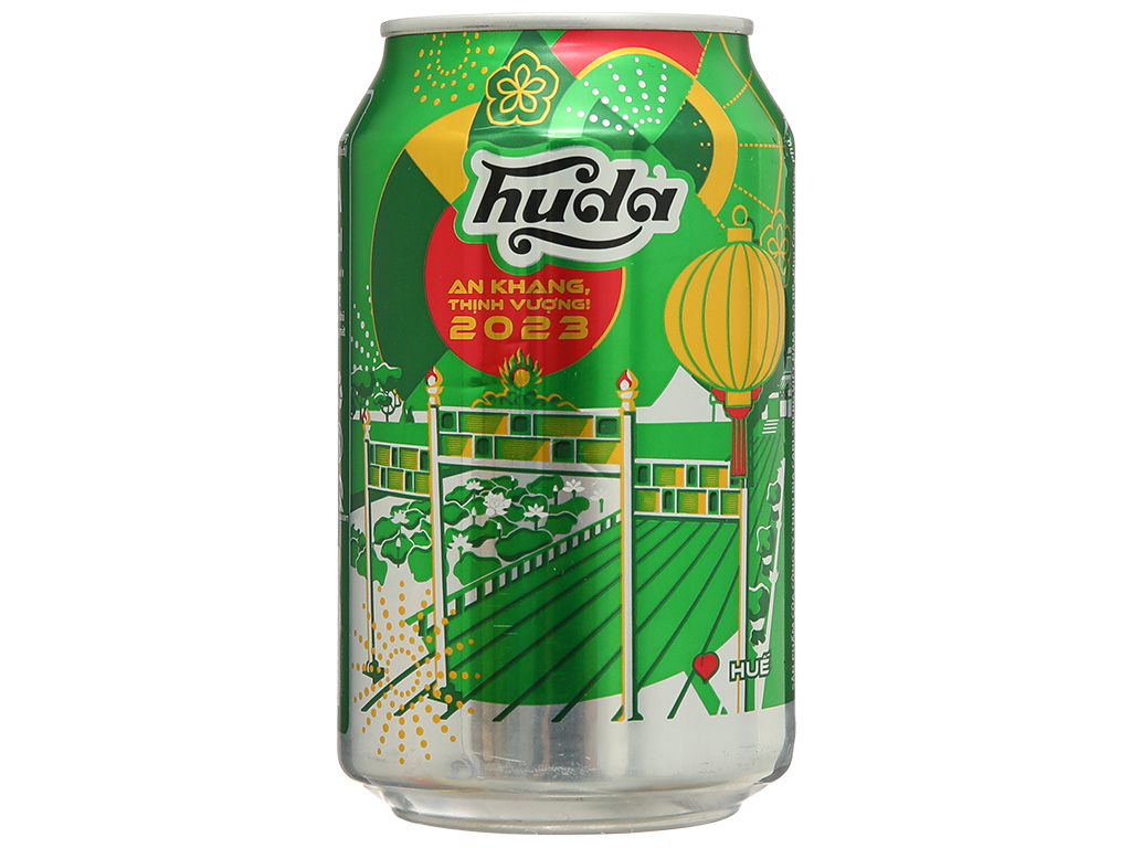 Bia Huda xanh lon thường 330ml giá tốt tại Bách hoá XANH