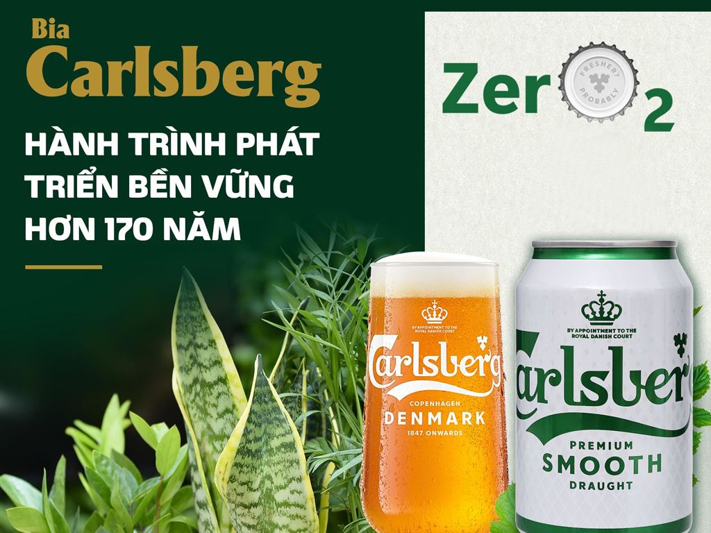 Bia Carlsberg Smooth Draught 330ml giá tốt tại Bách hoá XANH