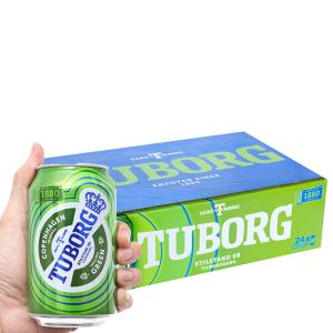 Thùng 24 lon bia Carlsberg Smooth Draught 330ml | Bách Hoá XANH