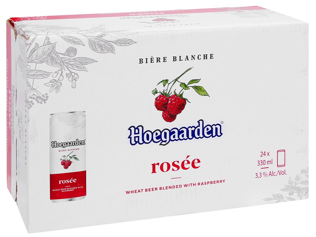 24 lon Hoegaarden Rosée 330ml giá tốt tại Bách hoá XANH