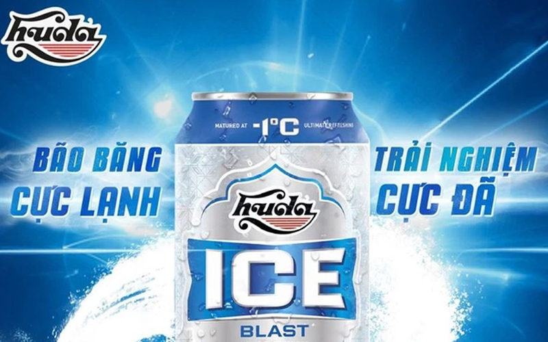 Bia Huda Ice Blast lon 330ml giá tốt tại Bách hoá XANH