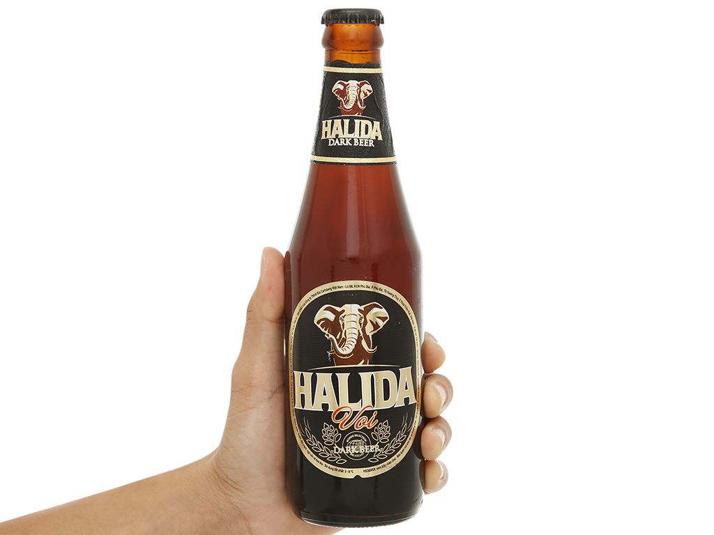 Bia đen Halida chai thường 355ml giá tốt tại Bách hoá XANH