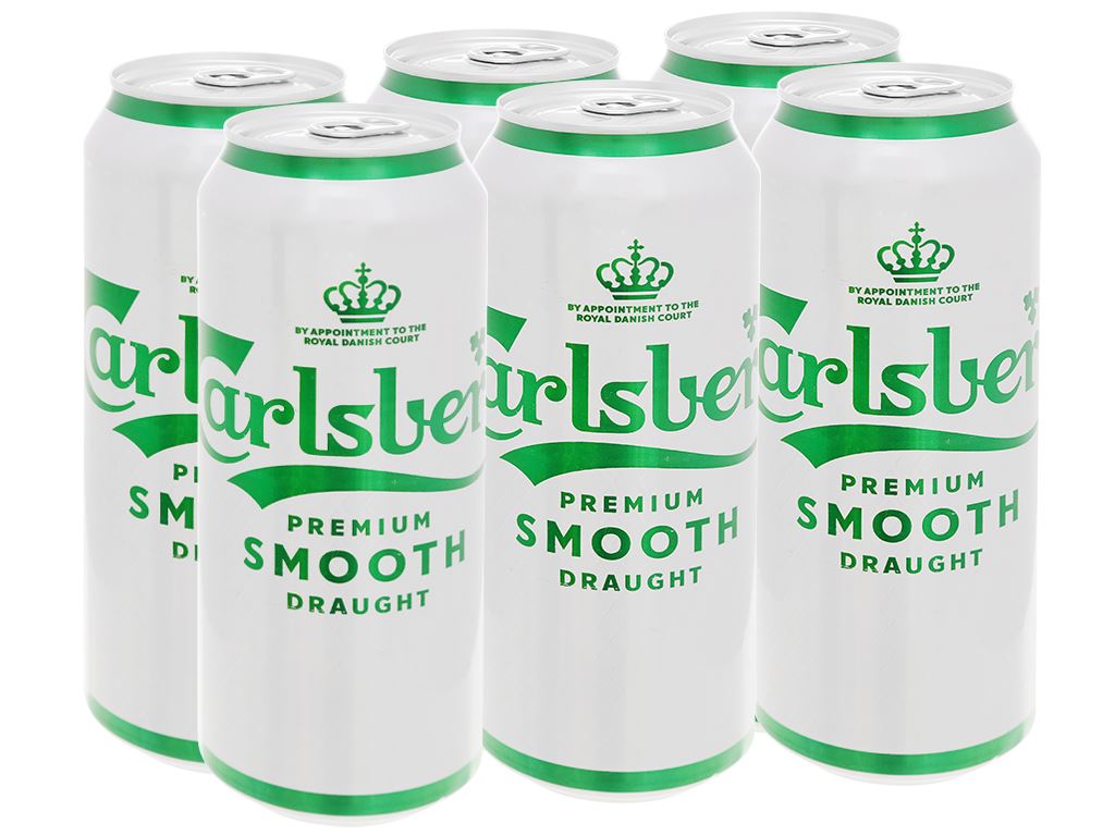 6 lon bia Carlsberg Premium 500ml giá tốt tại Bách hoá XANH