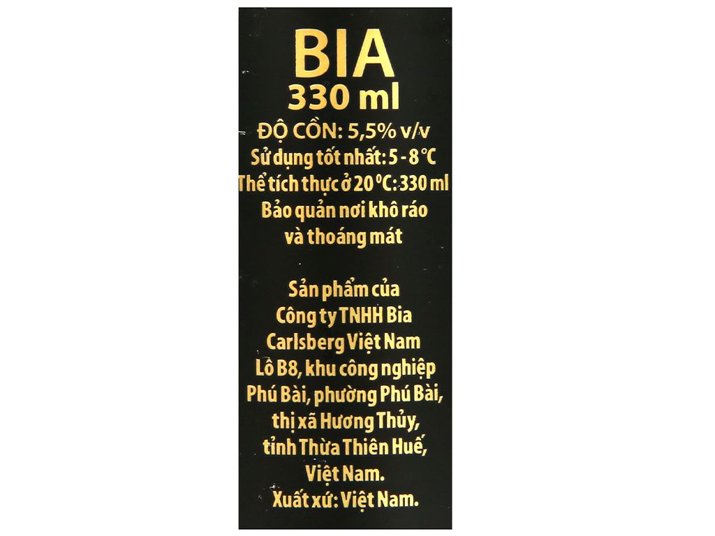 Bia đen Halida voi lon 330ml giá tốt tại Bách hoá XANH