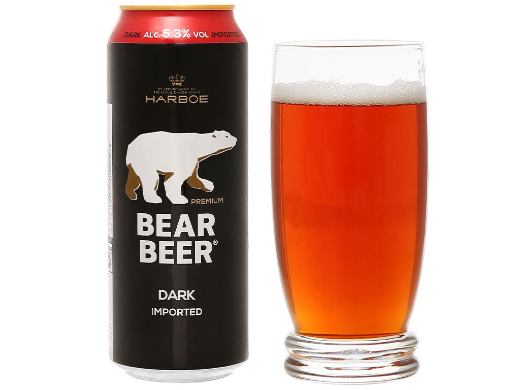 Bia Bear Beer Dark 5.3% lon 500ml giá tốt tại Bách hoá XANH