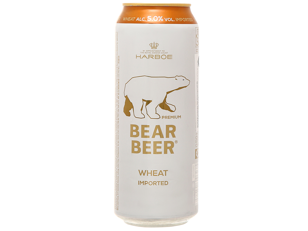 24 lon bia Bear Wheat 5.0% 500ml giá tốt tại Bách hoá XANH