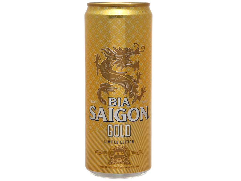 Bia Sài Gòn Gold lon 330ml giá tốt tại Bách hoá XANH