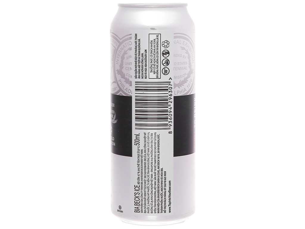 Thùng 12 lon bia Beck's Ice 500ml giá tốt tại Bách hoá XANH