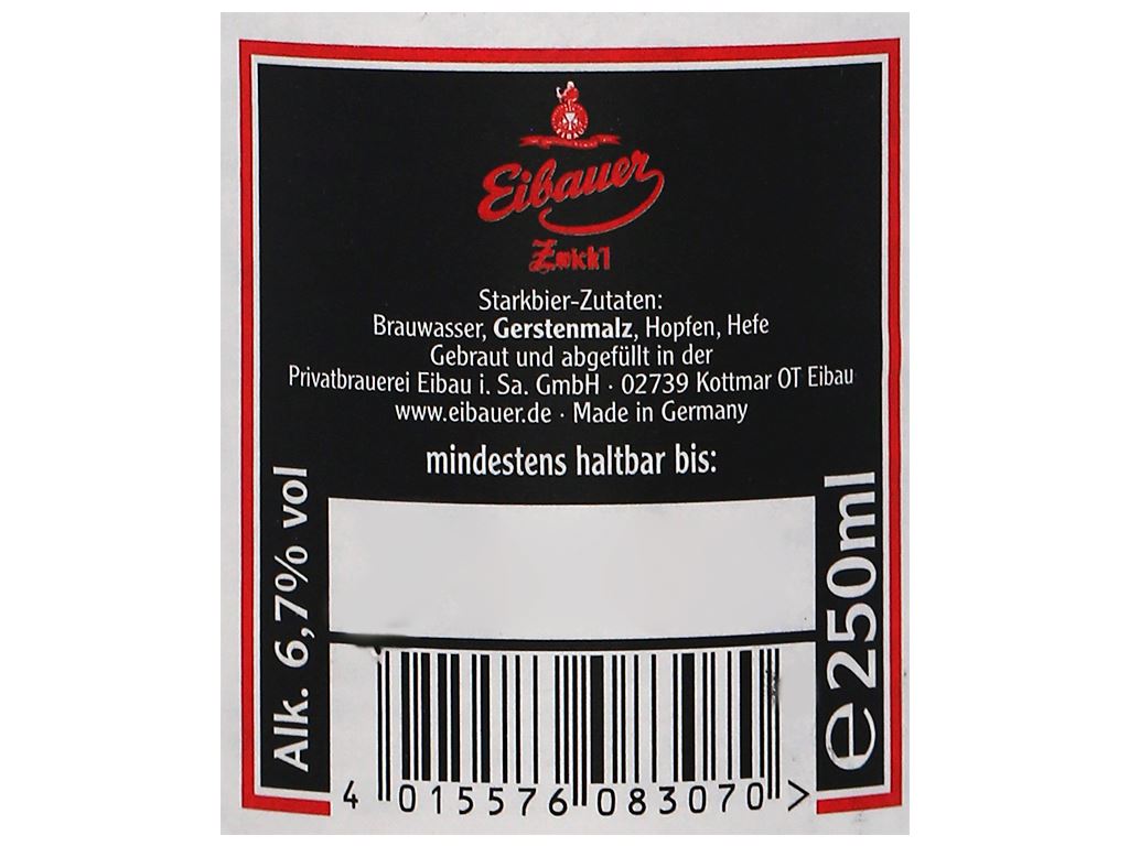 Bia đen Eibauer Zwick'l Dunkel lon 250ml tại Bách Hoá XANH