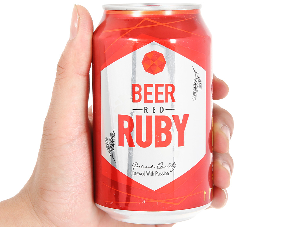 Bia Ruby Red lon 330ml thơm ngon đậm đà tại Bách Hoá XANH