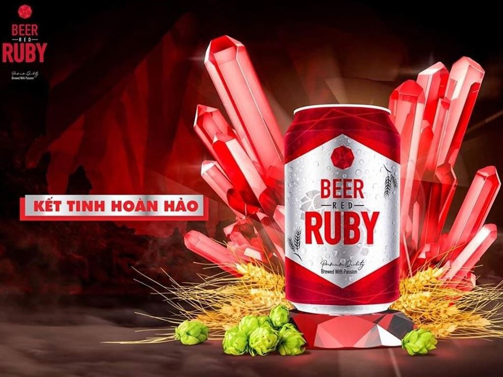 Bia Ruby Red lon 330ml thơm ngon đậm đà tại Bách Hoá XANH