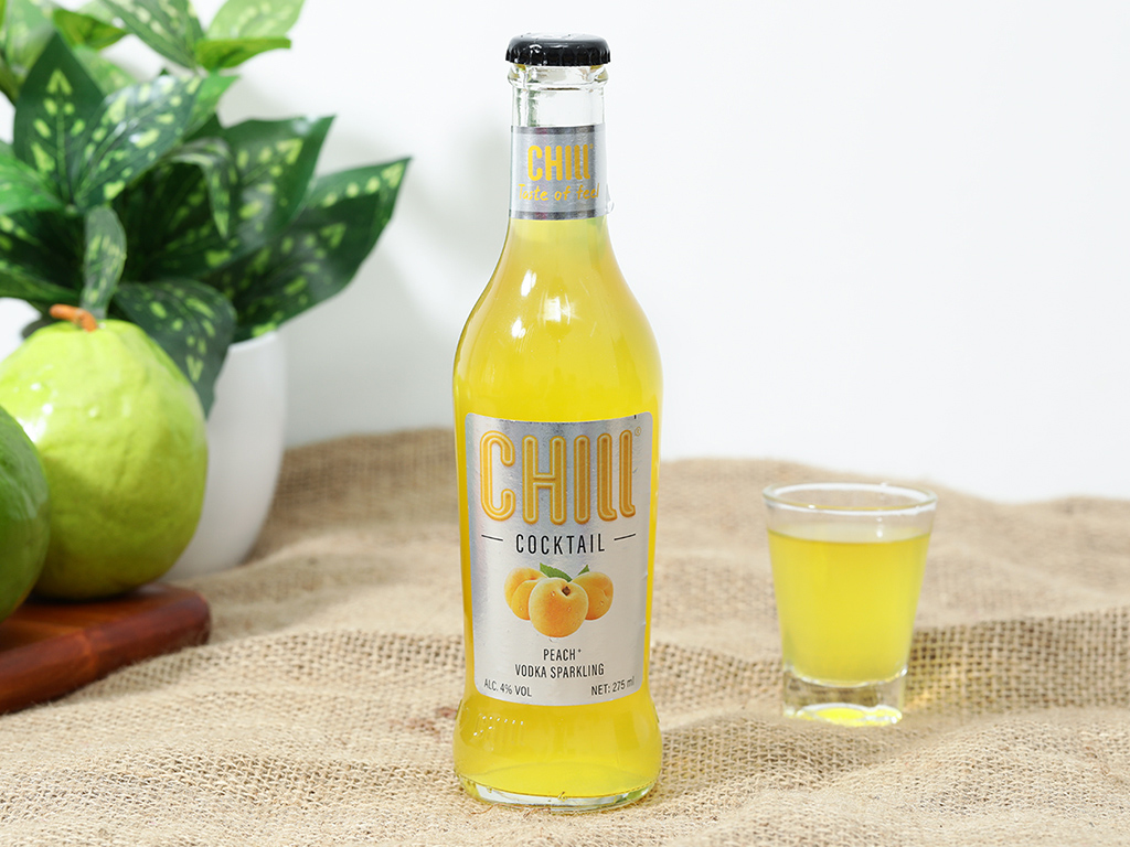 24 chai cocktail Chill Peach Vodka 275ml tại Bách Hoá XANH