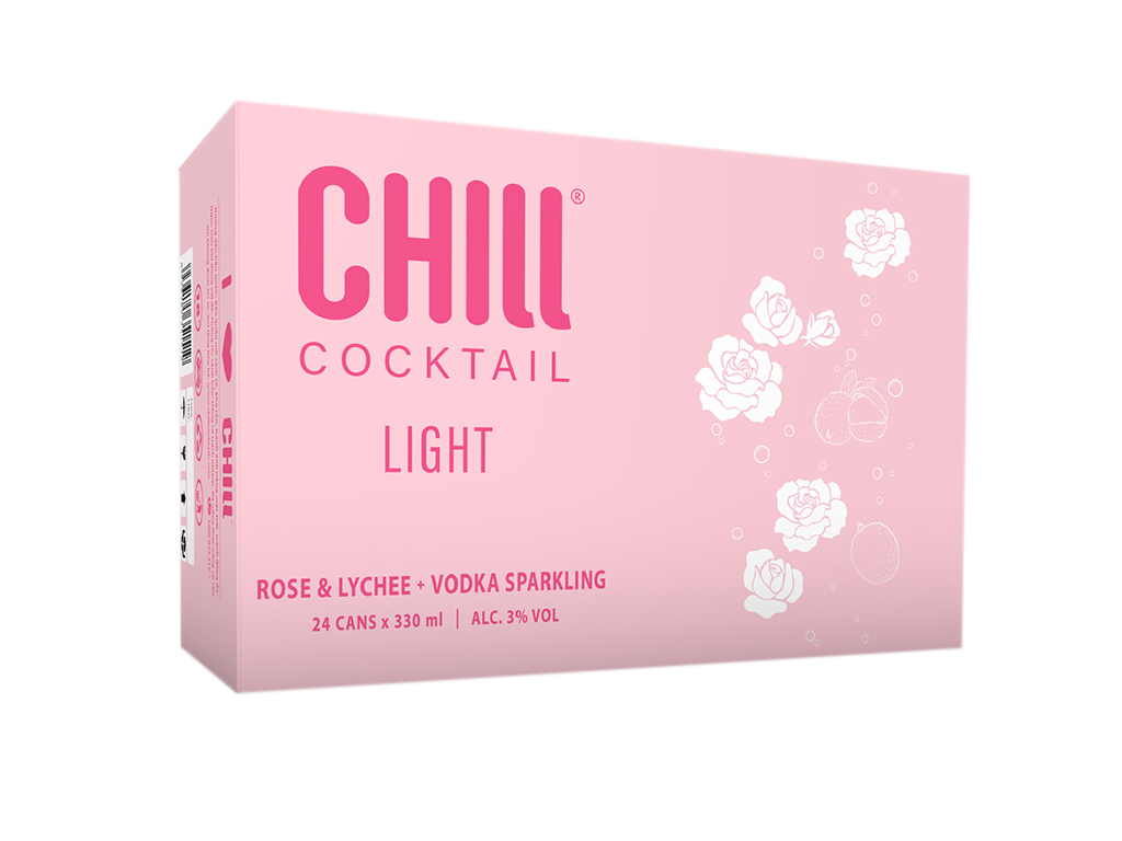 24 lon cocktail Chill Rose Lychee 330ml tại Bách Hoá XANH