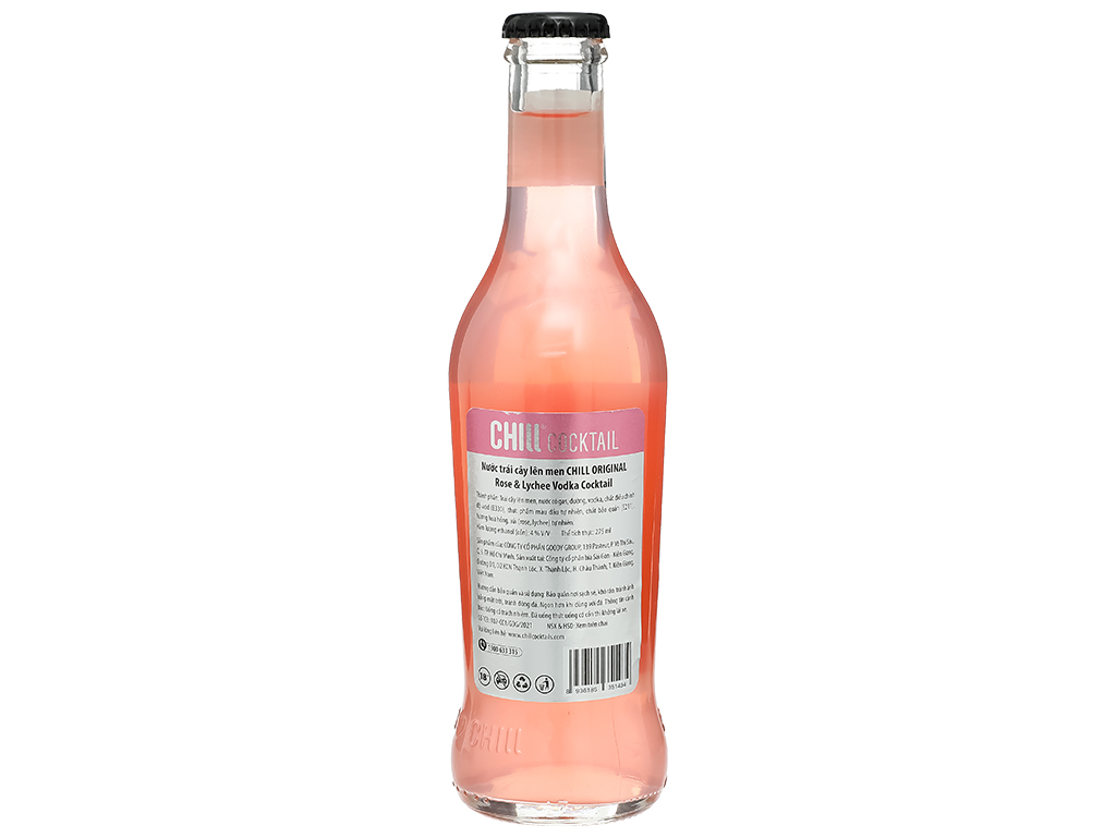 24 chai Chill Rose Lychee Vodka 275ml tại Bách Hoá XANH