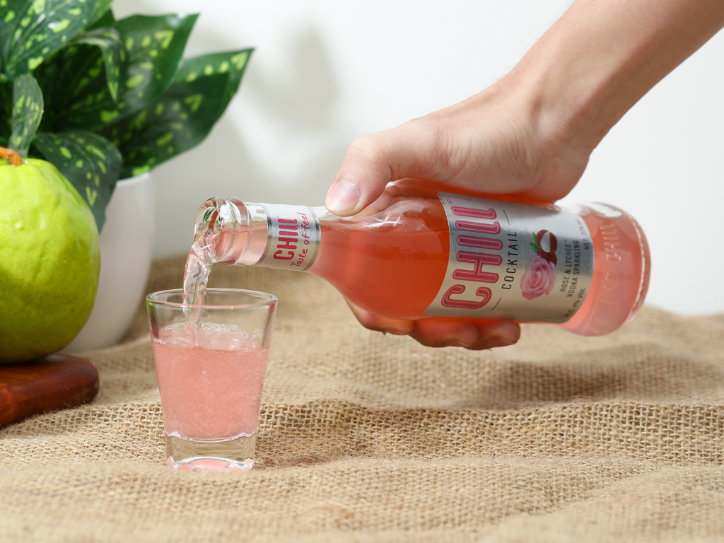 24 chai Chill Rose Lychee Vodka 275ml tại Bách Hoá XANH