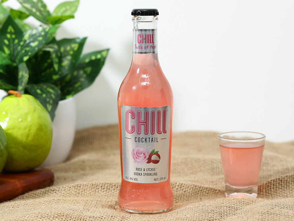 24 chai Chill Rose Lychee Vodka 275ml tại Bách Hoá XANH