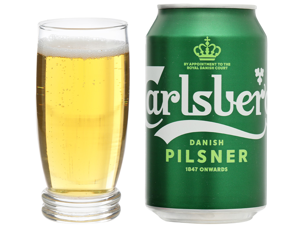 Bia Carlsberg Danish Pilsner Lon 330ml Tại Bách Hoá Xanh