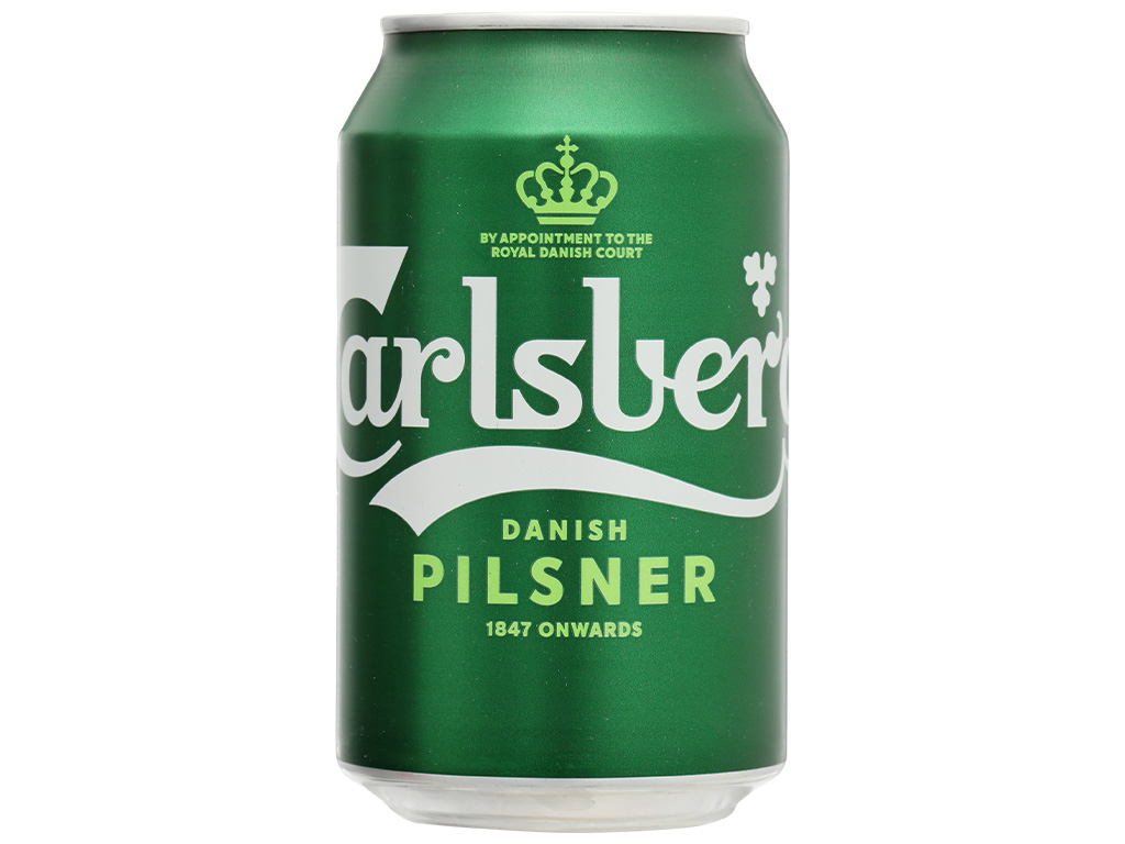 24 Lon Bia Carlsberg Danish Pilsner 330ml Tại Bách Hoá Xanh