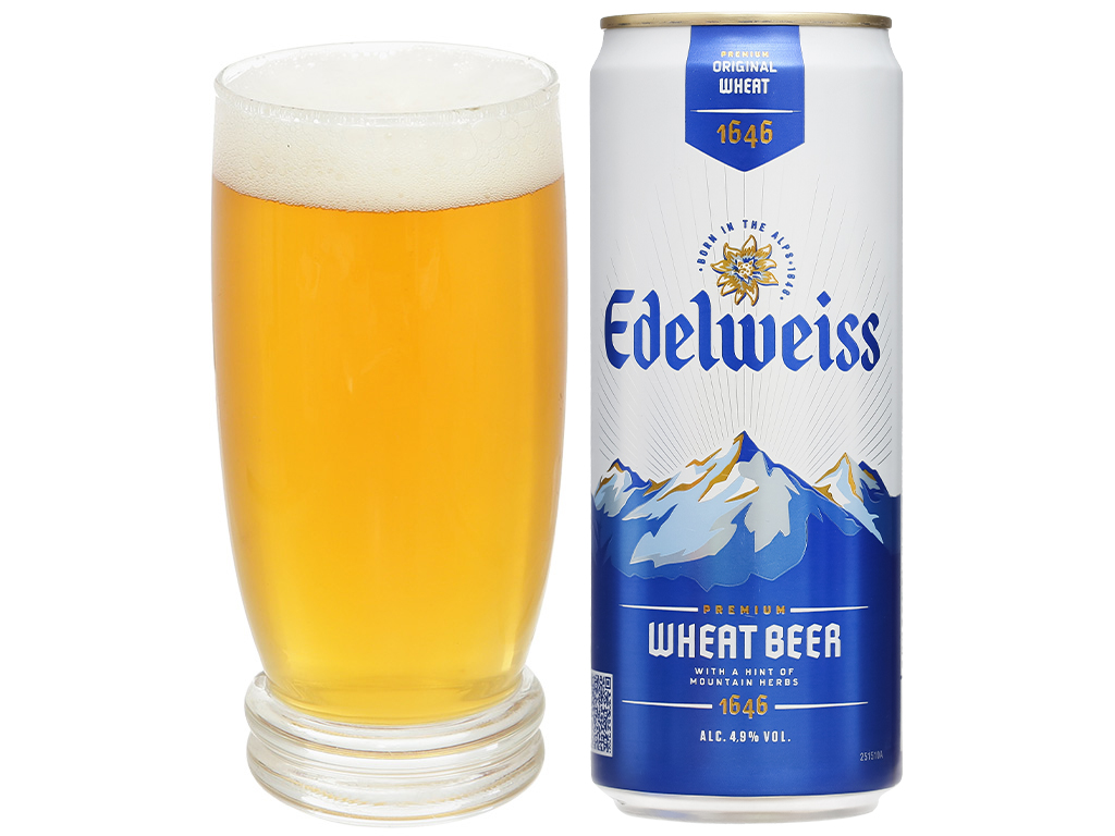 8 lon bia tuyết Edelweiss 330ml giá tốt tại Bách Hoá XANH